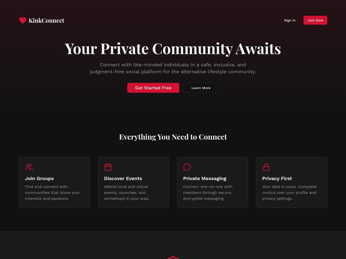 FetLife Social Platform Clone