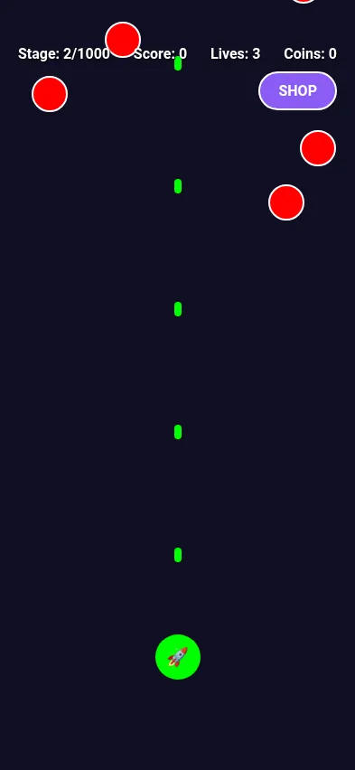 Fftyuiospace: Progressive Rocket Battle Game