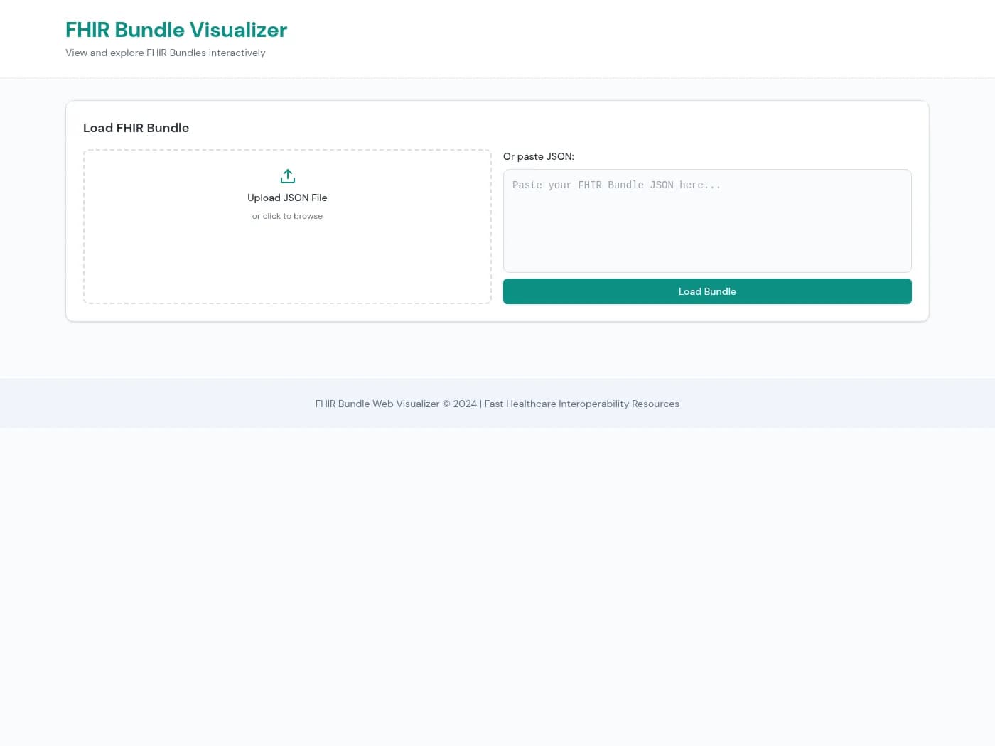 FHIR Bundle Web Visualizer