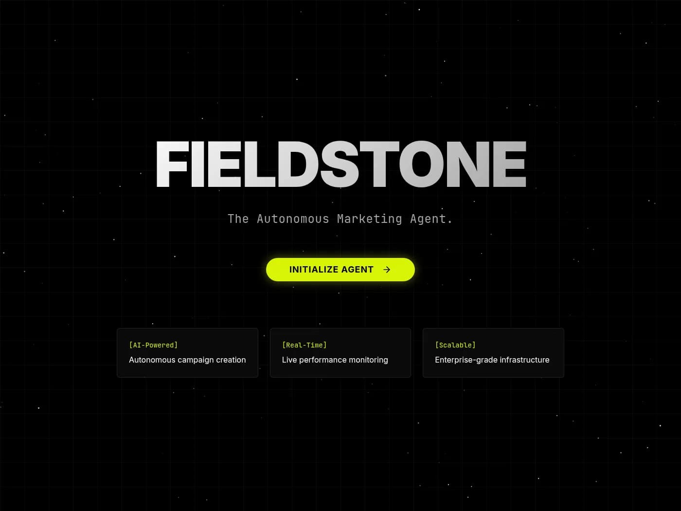 Fieldstone: AI-Powered Futuristic Marketing Agent SaaS