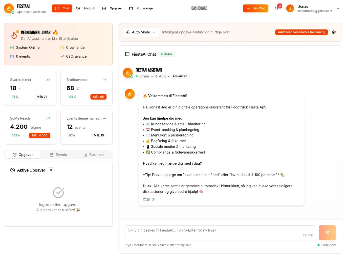 FiestaAI - Food Truck Operations Assistant