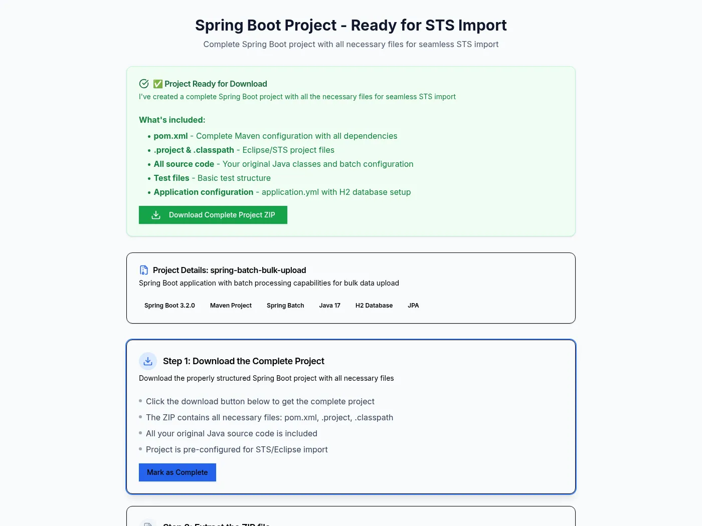 File Extraction and Import Troubleshooter