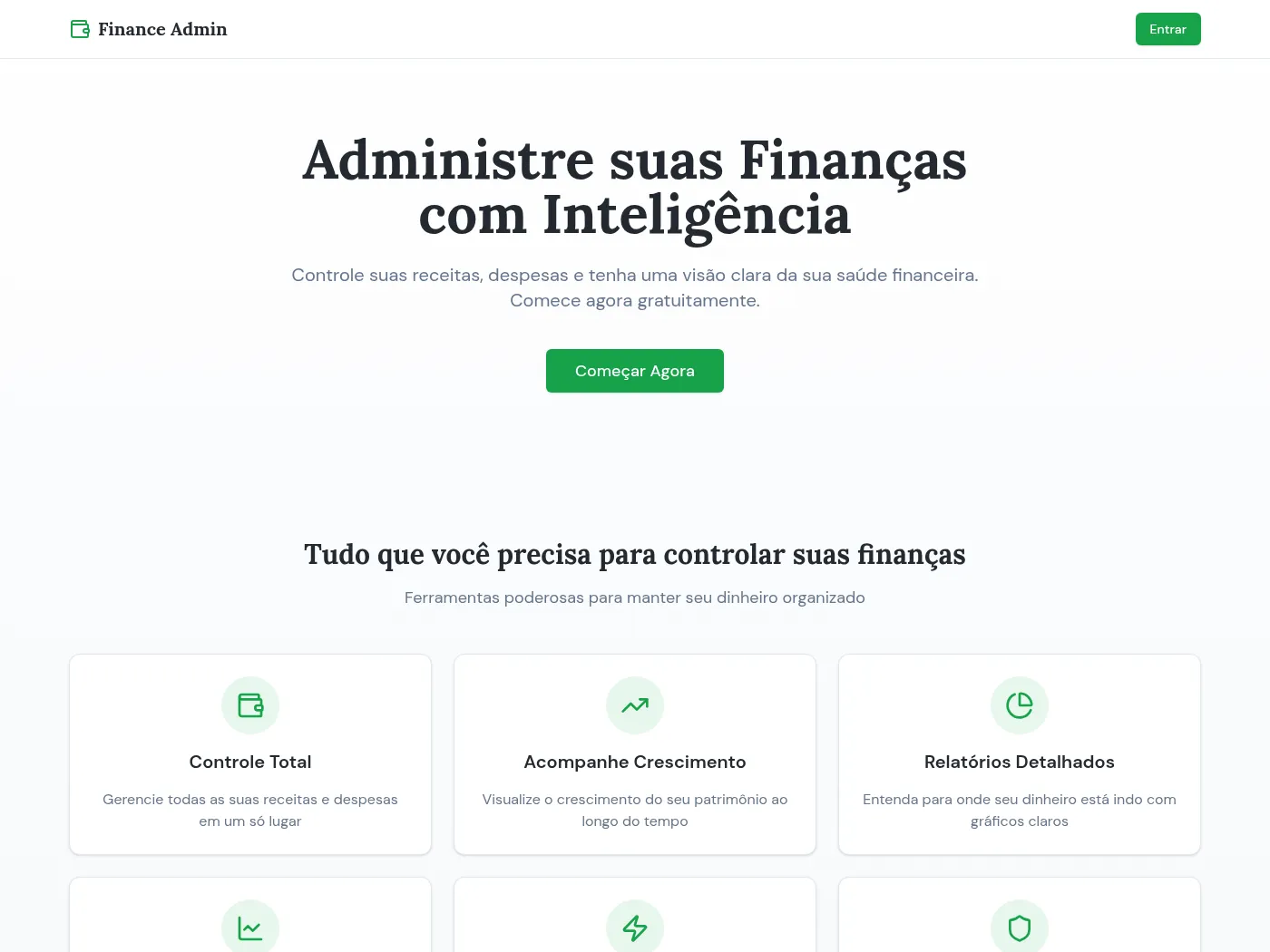 Finance Admin App