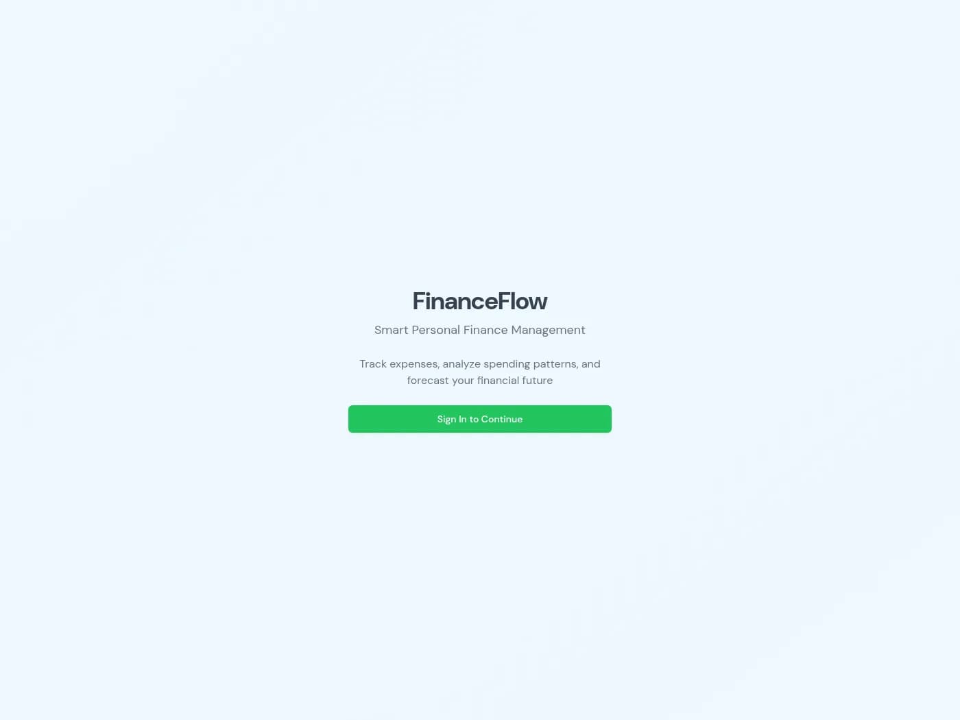 FinanceFlow: Personal Finance Analytics & Forecasting Platform