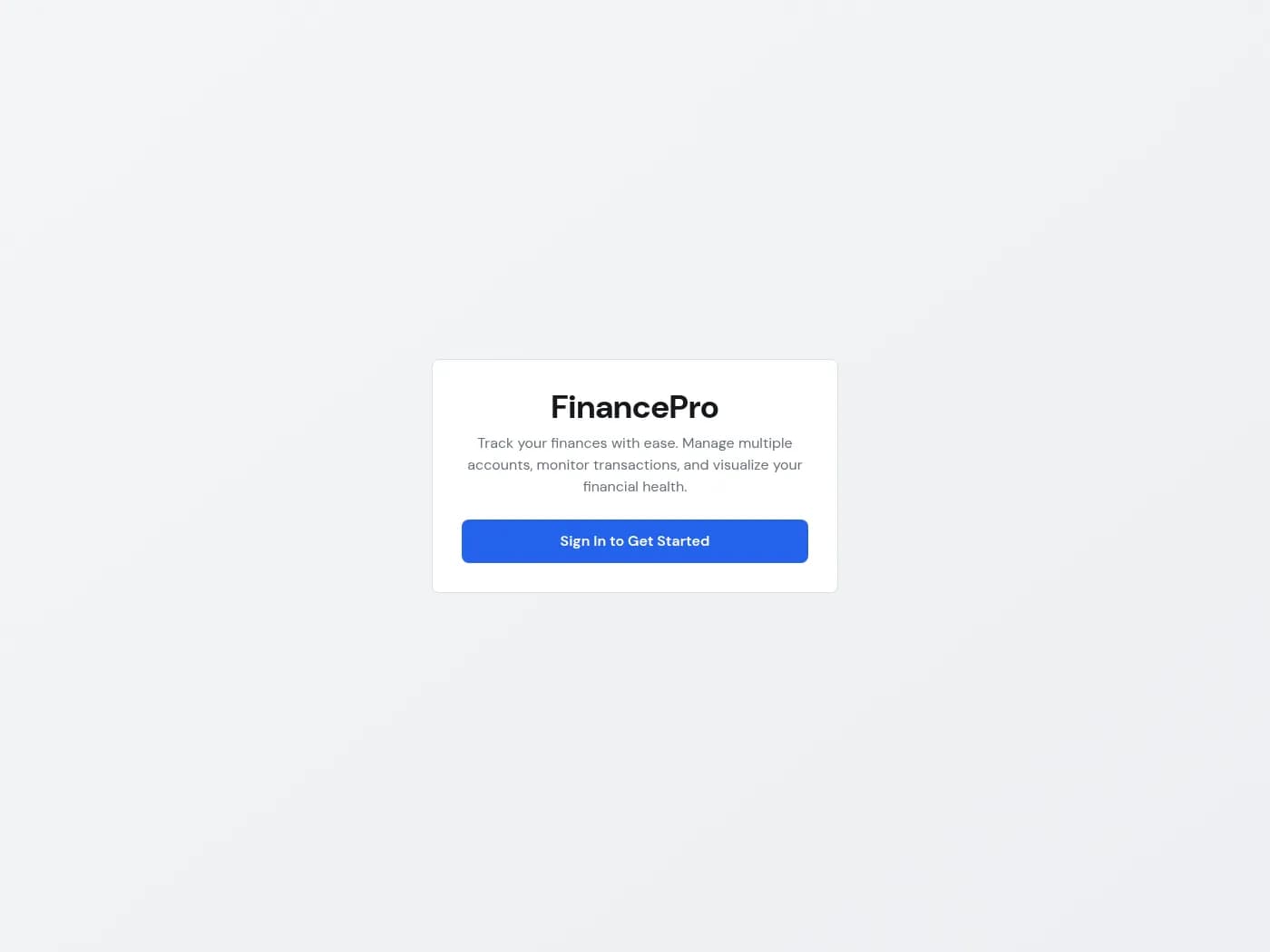 Financial Dashboard Pro: Multi-Account Desktop Financial Tracker