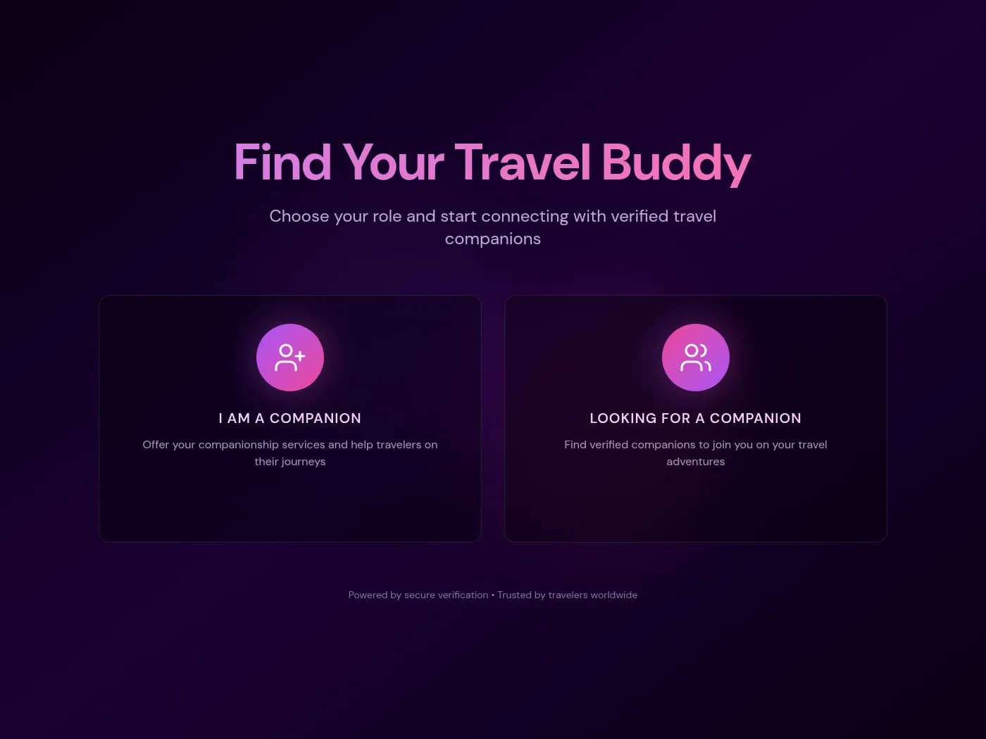 Find Travel Buddy – Neon Glow Edition