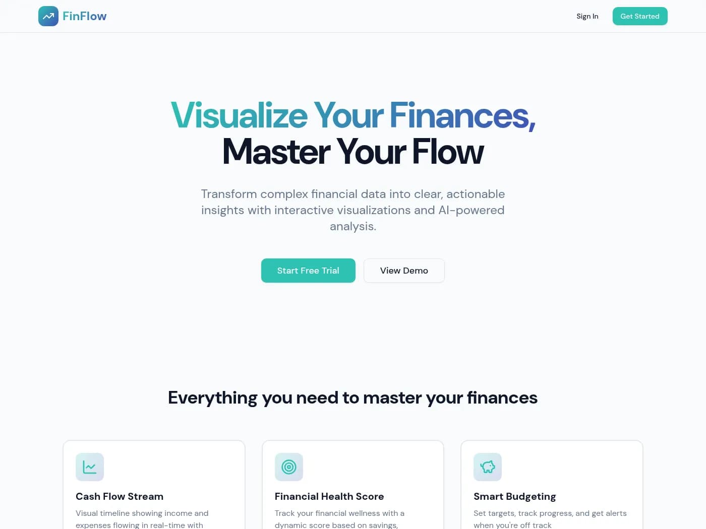 FinFlow: Visual Personal Finance Stream & Insights App