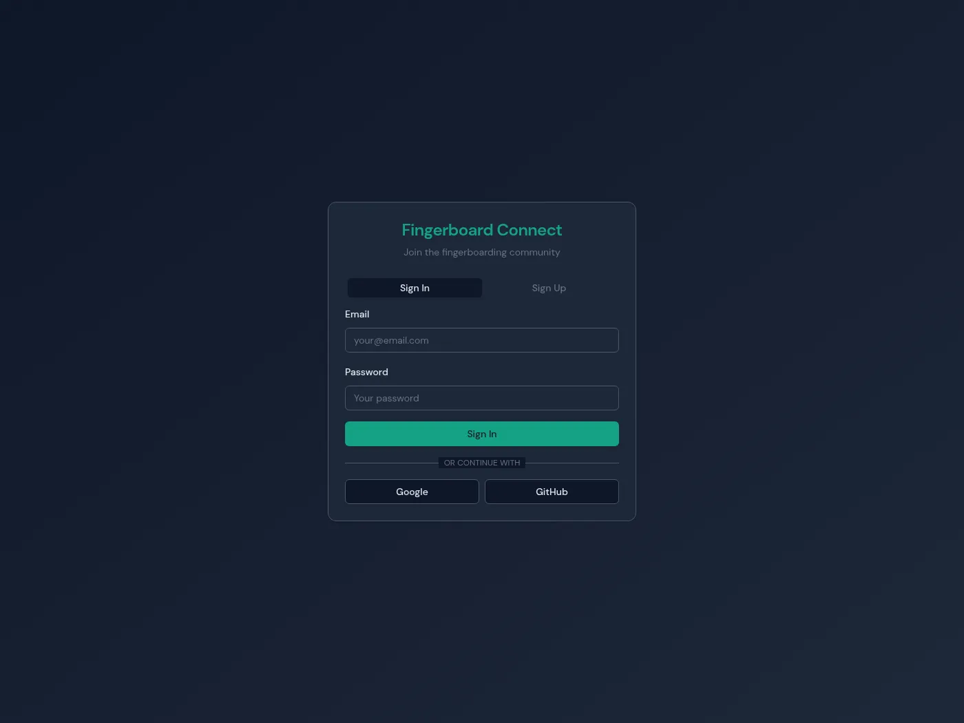Fingerboard Connect: Social Map for Fingerboarding Spots