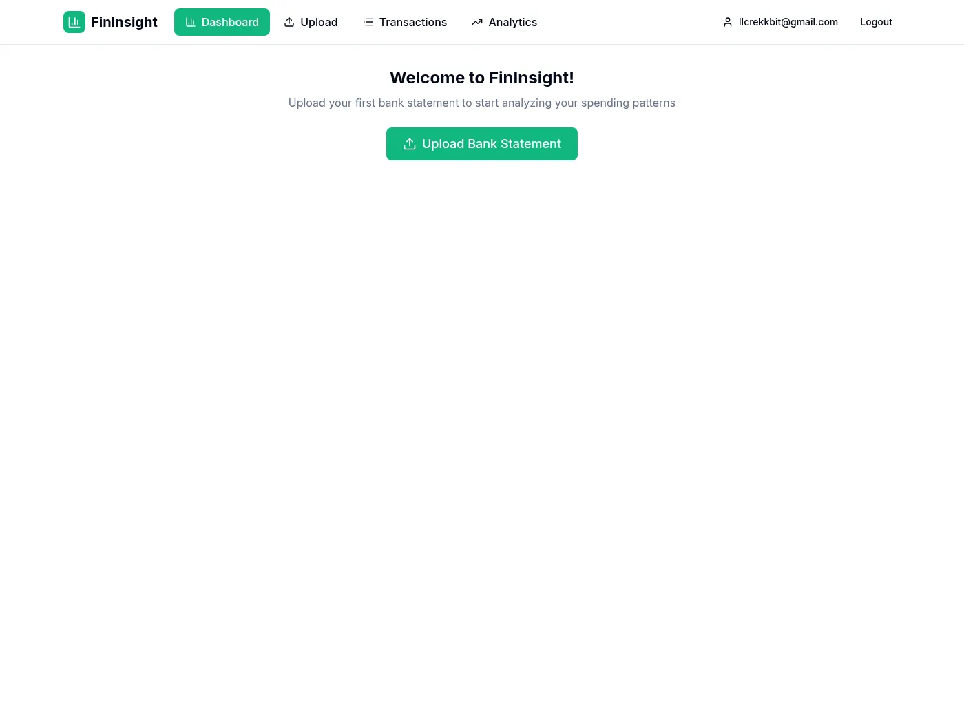 FinInsight: Personal Finance Analyzer