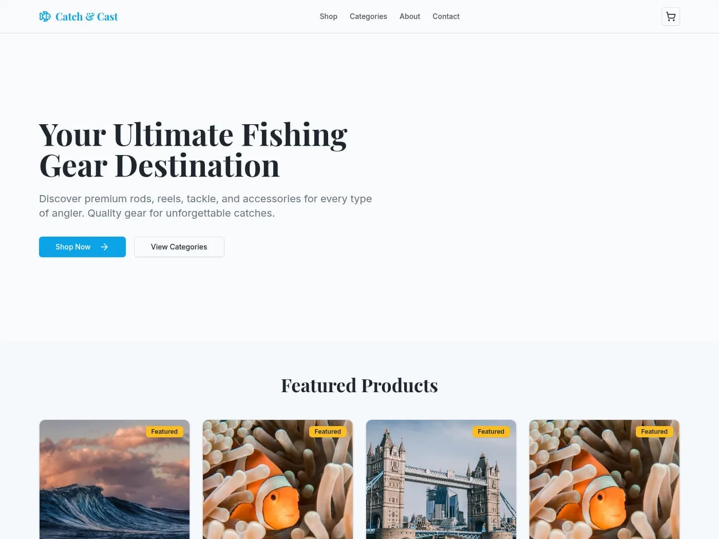 Catch & Cast Fishing Gear Online Shop
