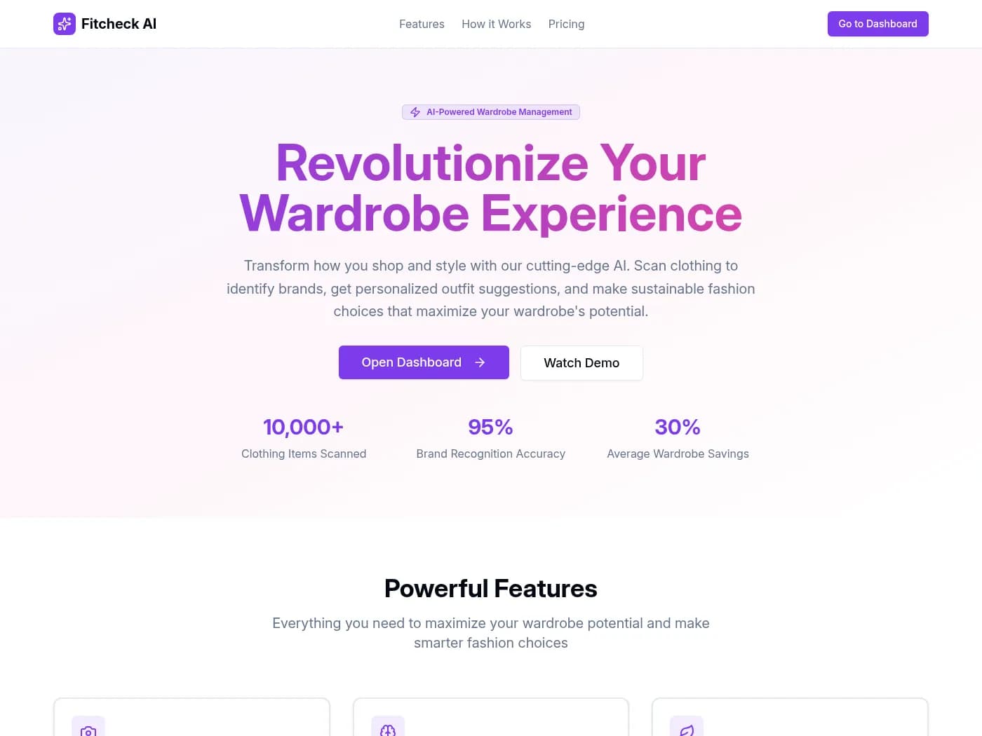 Fitcheck AI: Smart Wardrobe & Outfit Management