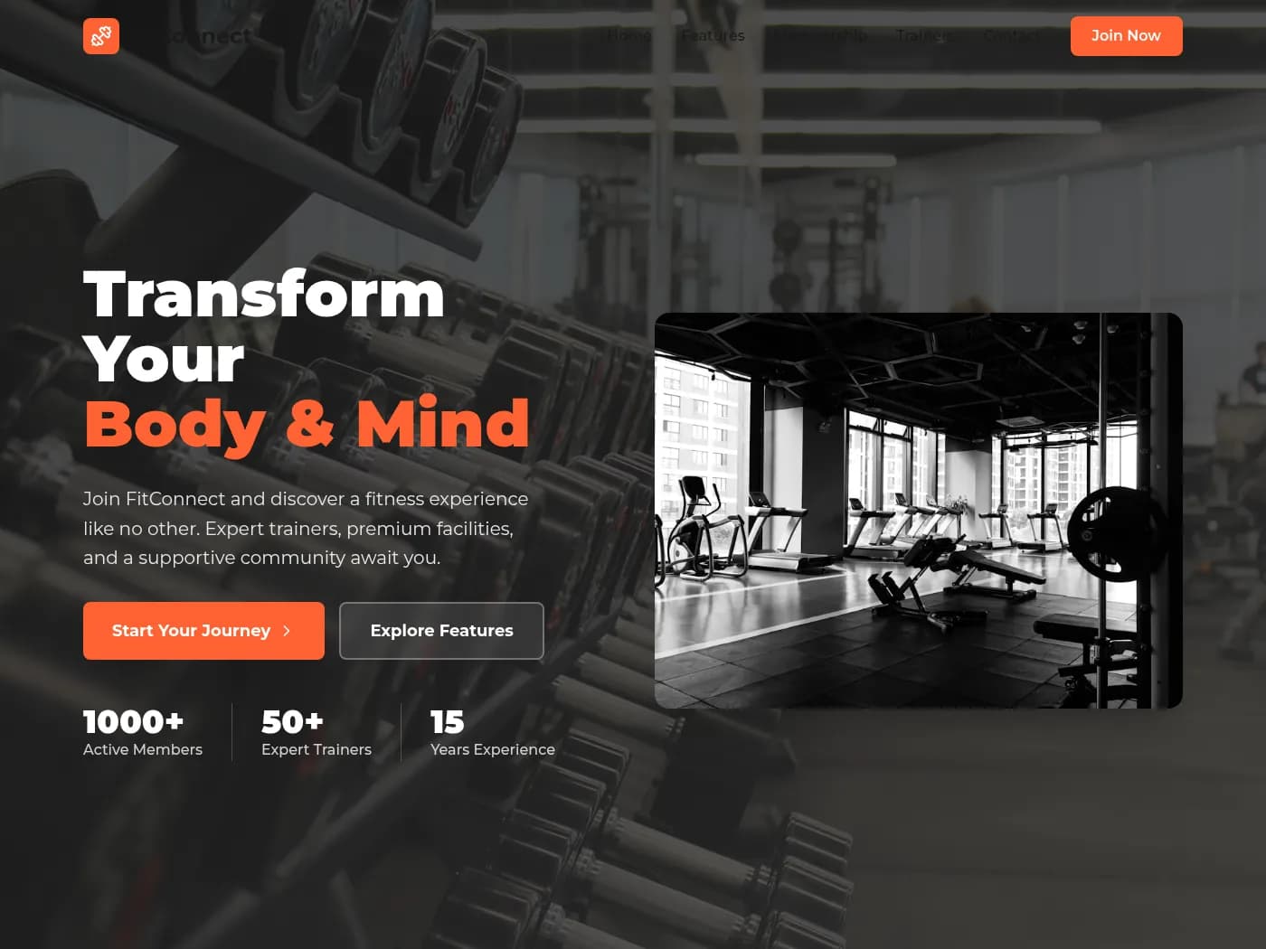FitConnect Gym Website
