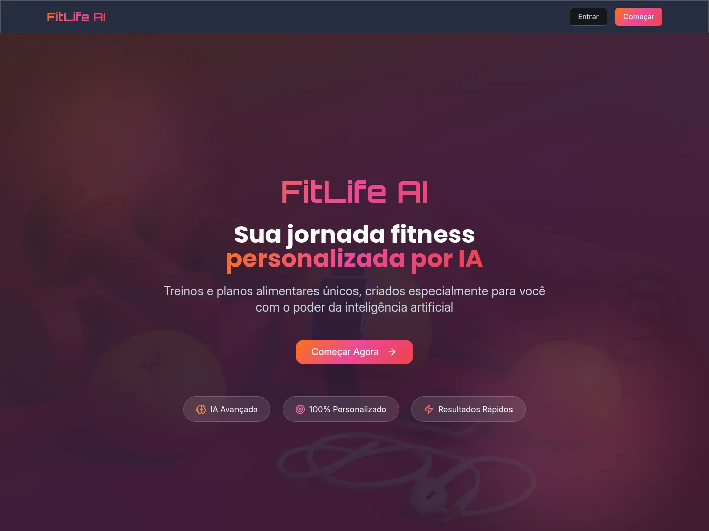 FitLife AI: Web and Mobile App for Smart Fitness & Nutrition