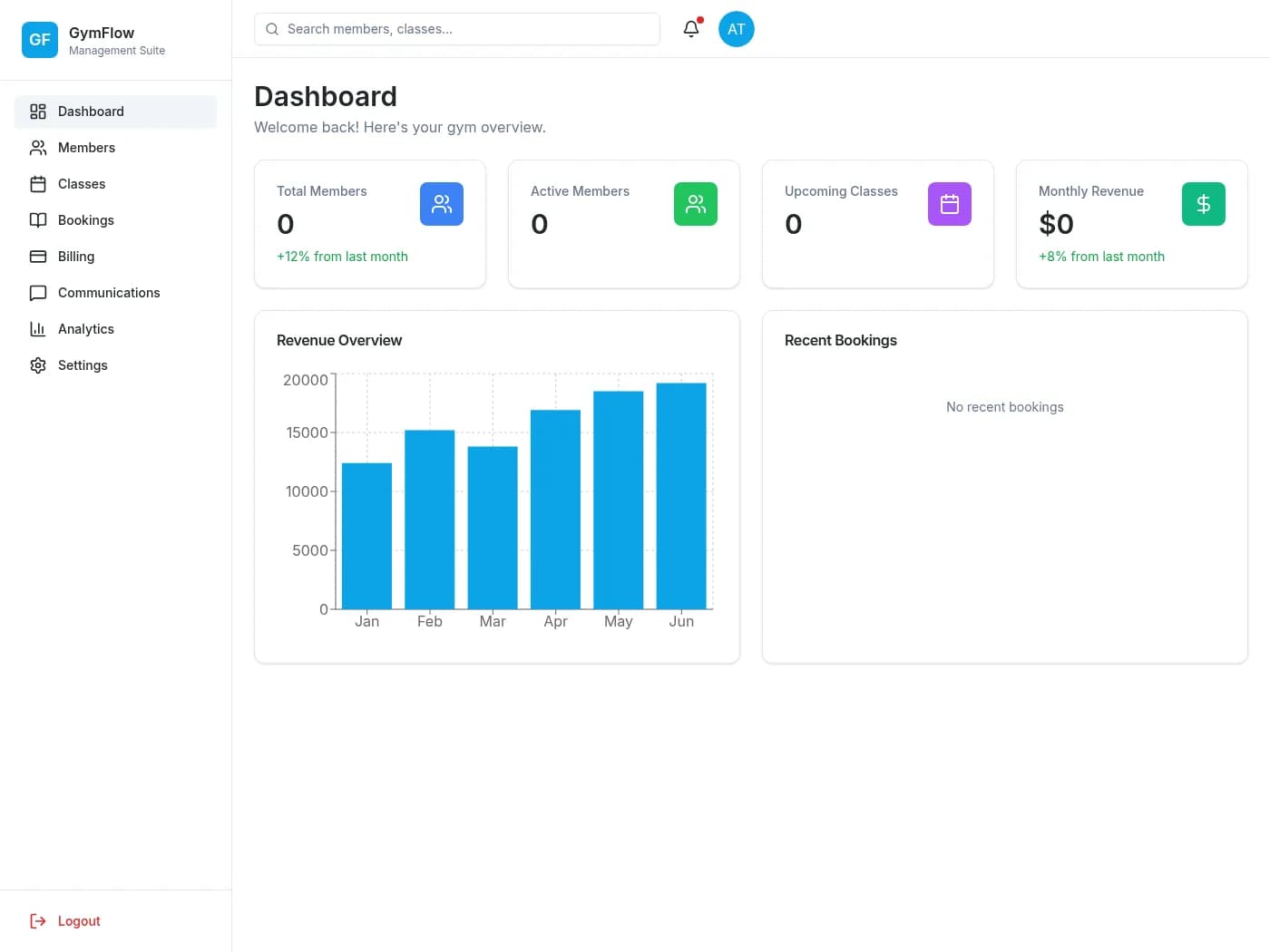 Gym & Fitness Business Management Suite