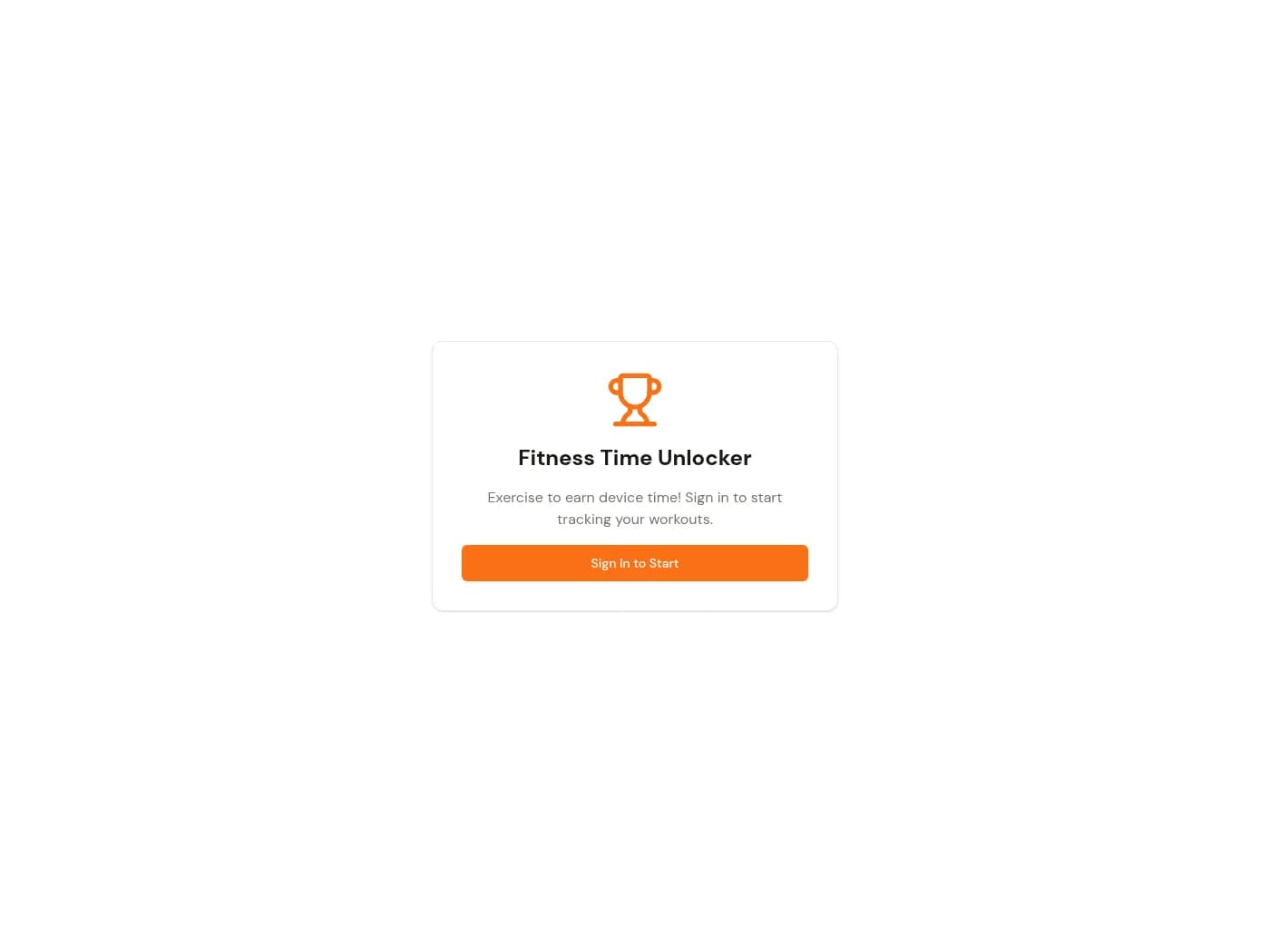 Fitness Unlocker App
