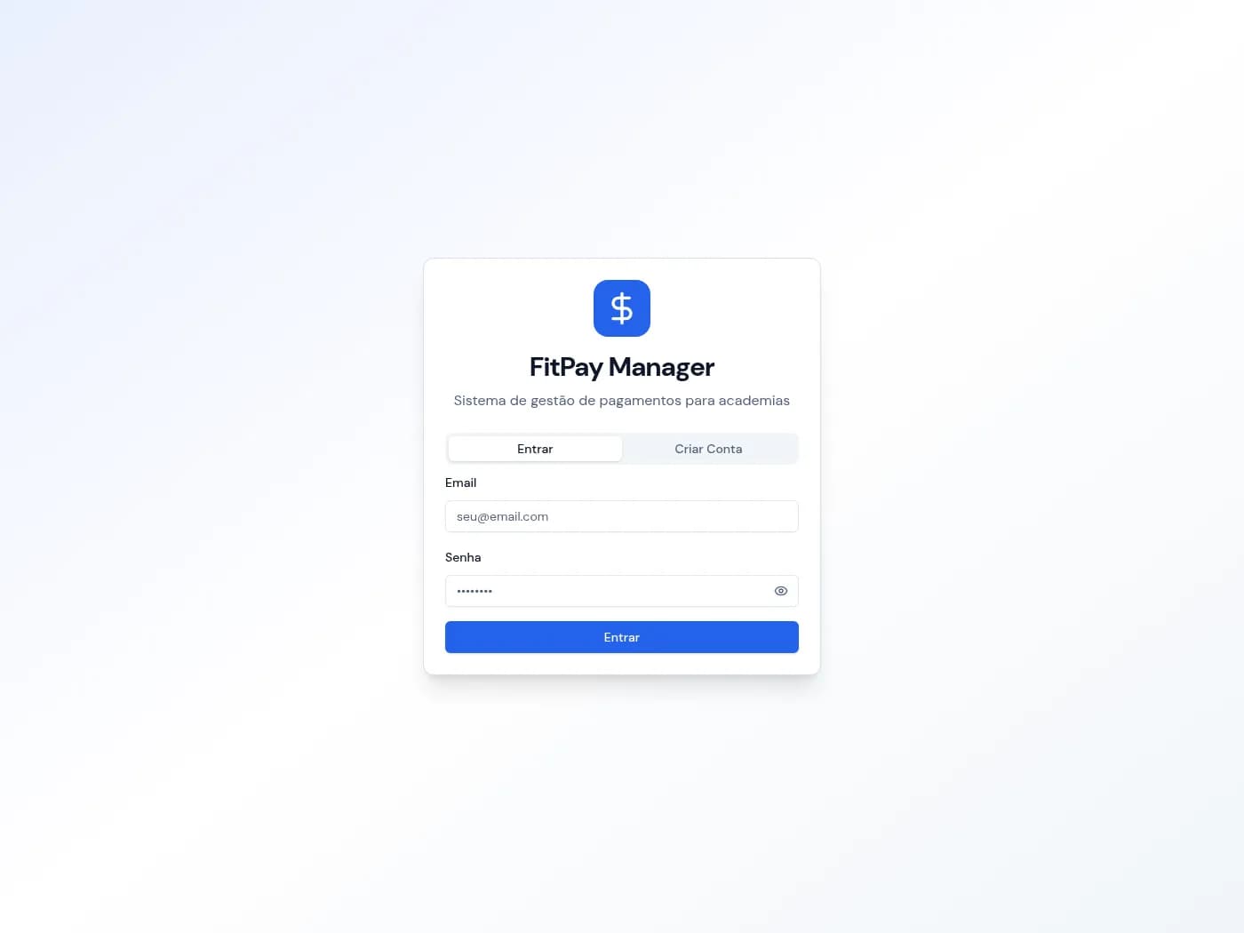 FitPay Manager – SaaS de Gestão de Pagamentos para Academias