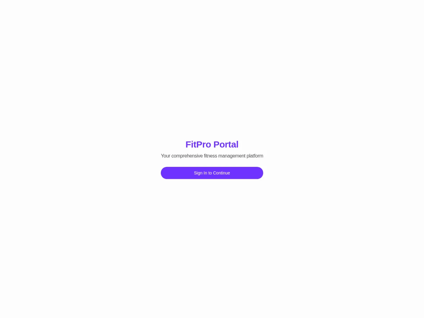FitPro Portal: Multi-Role Personal Trainer Web App