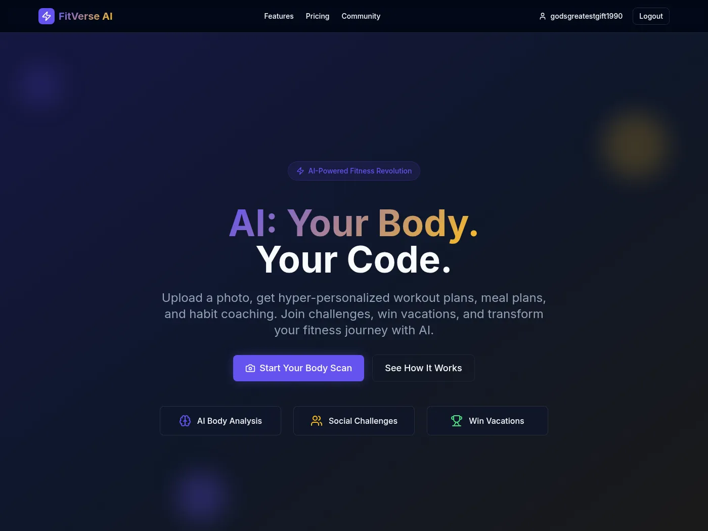 FitVerse AI: Hyper-Personalized Fitness & Wellness Platform
