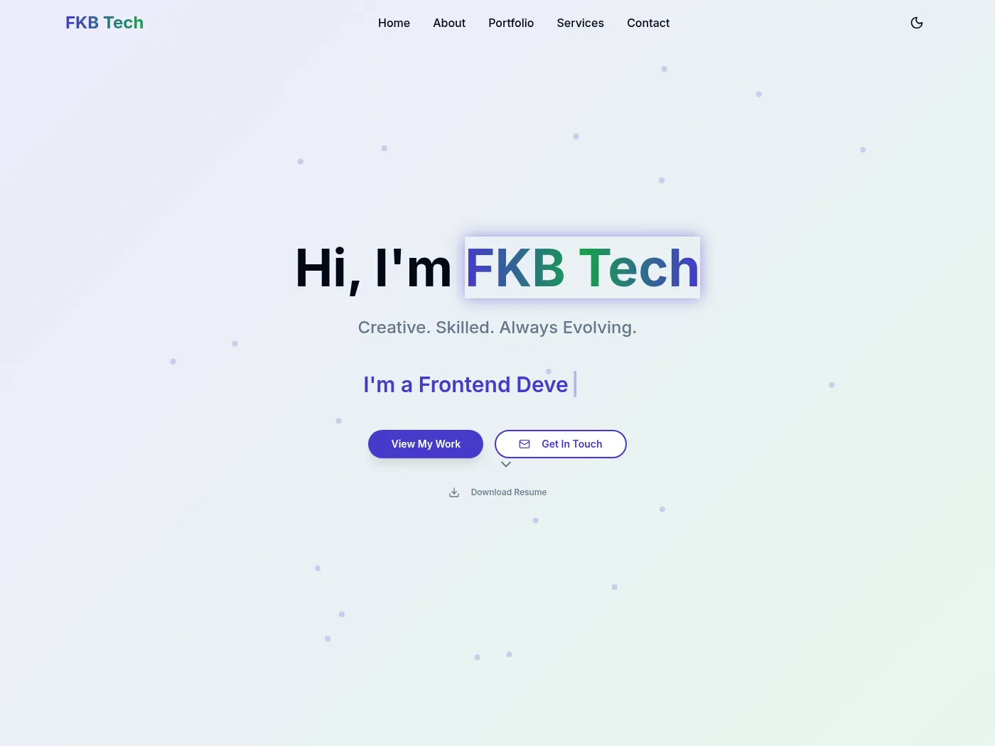 FKB Tech Modern Portfolio