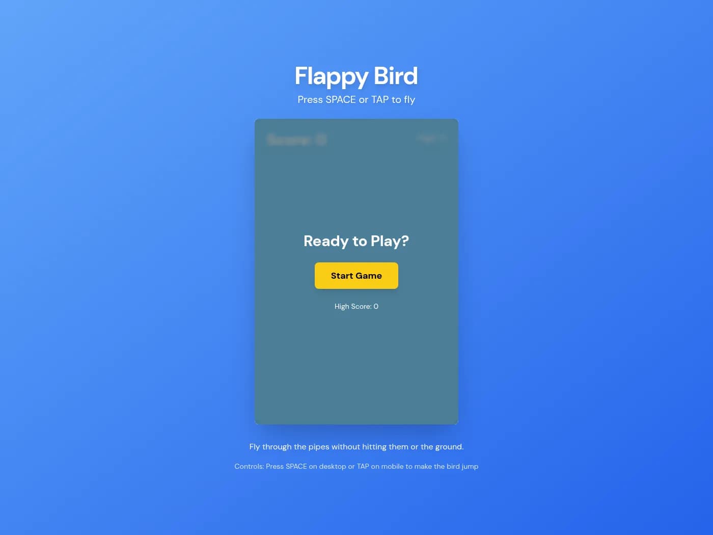 Flappy Bird Clone