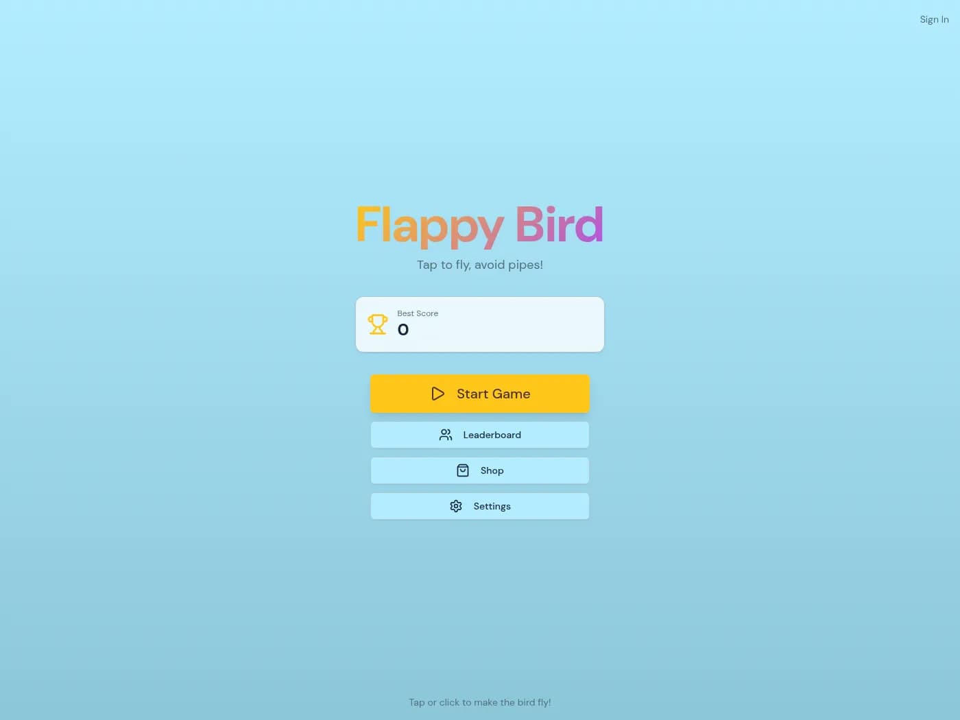 Flappy Bird: Endless One-Tap Adventure