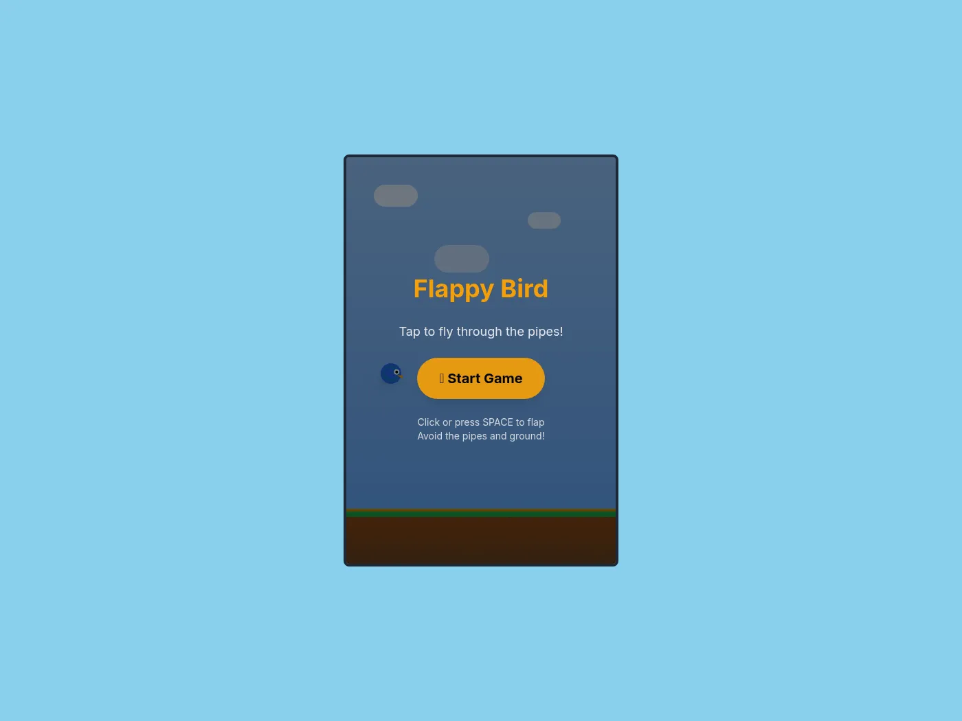 Flappy Bird-Inspired Web Game