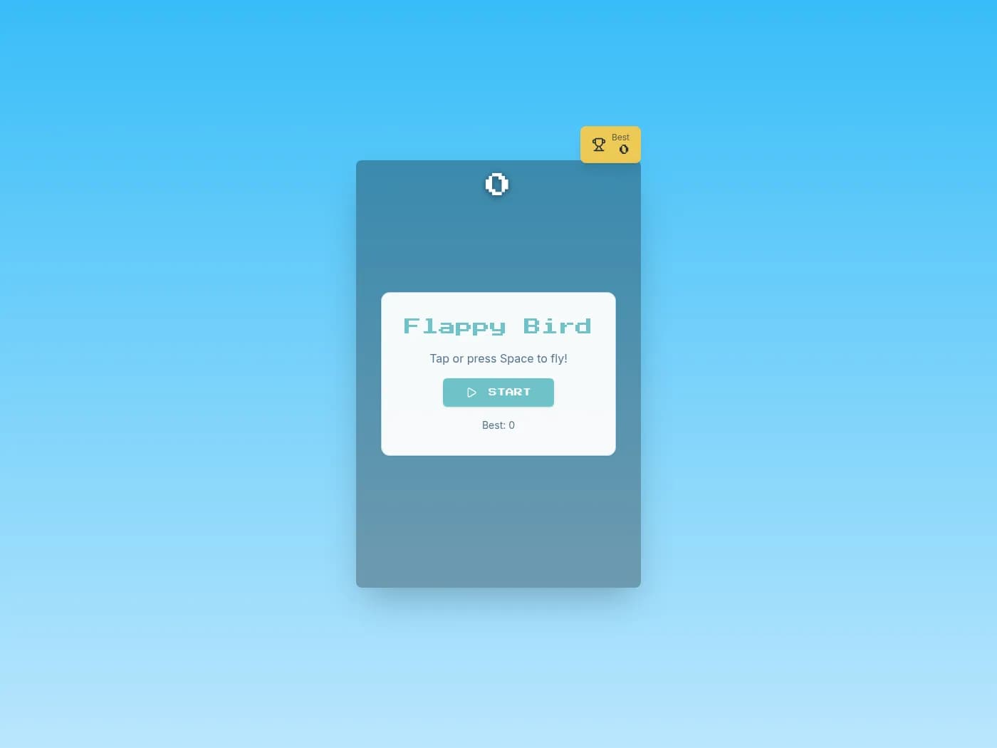 Flappy Bird-Inspired Web Game