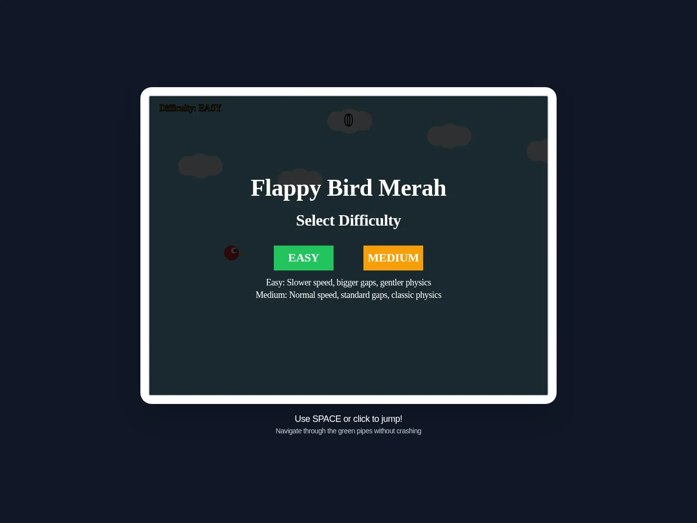Flappy Bird Merah