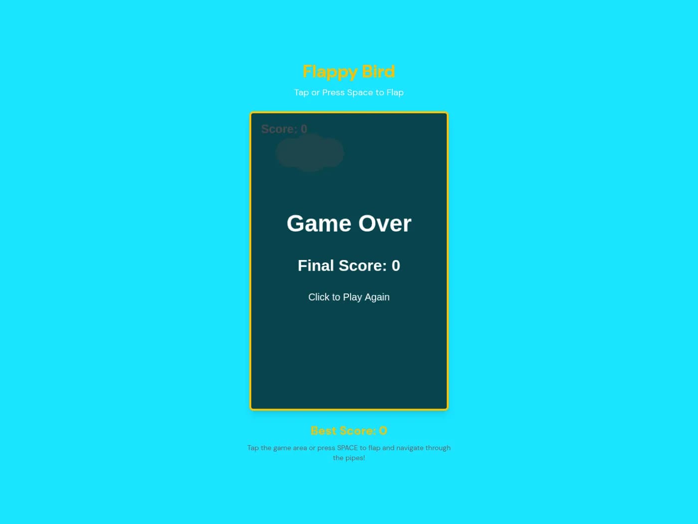 Flappy Clone Game