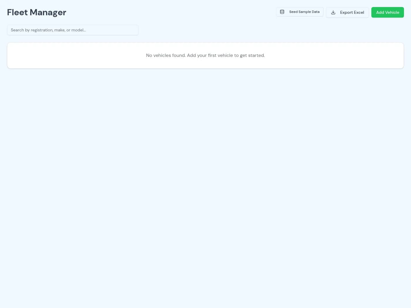 Fleet Manager Lite – Real-Time Fleet Management MVP