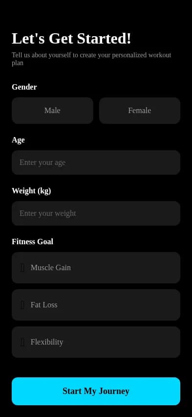 FlexiFit Coach: Personalized AI-Powered Home Workout App