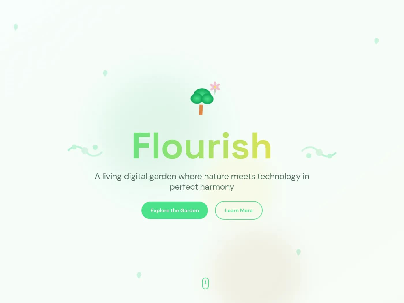 Flourish: A Living Plant-Inspired Web Experience