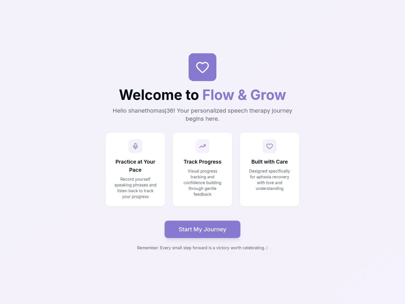 Flow & Grow: AI Speech Therapy Web App for Personalized Aphasia Support