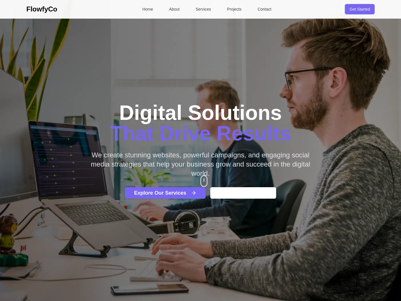 FlowfyCo-Inspired Responsive Web App