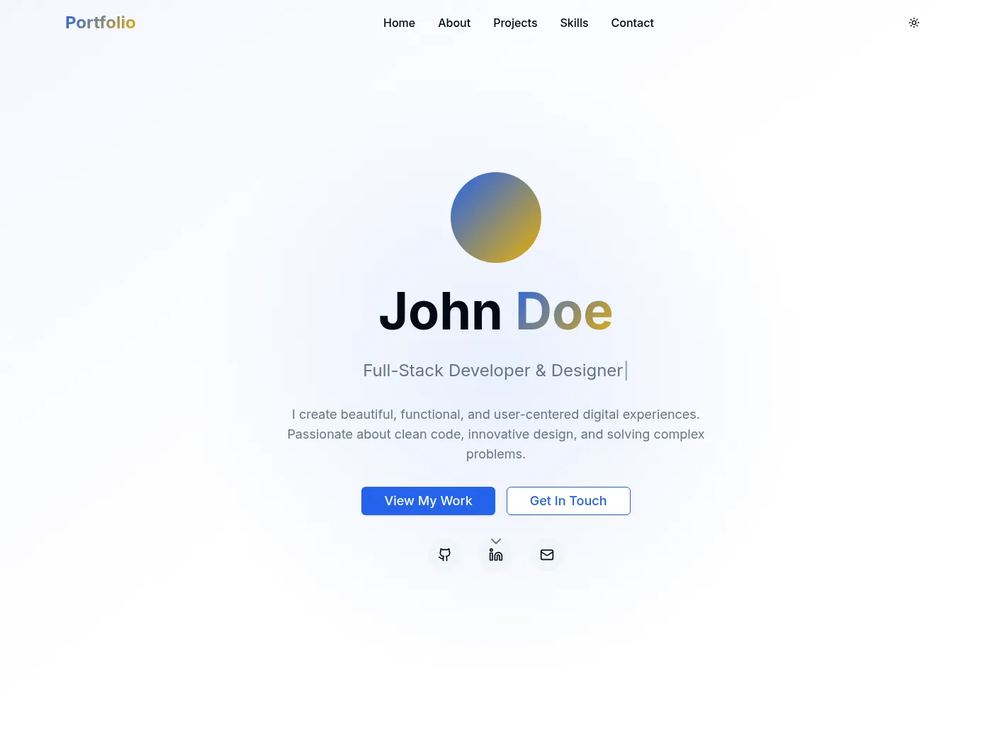 Fludged Portfolio Website