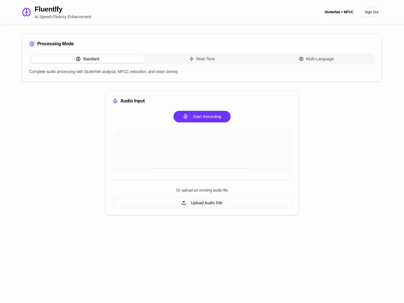 Fluentlfy: AI-Powered Speech Fluency Enhancer