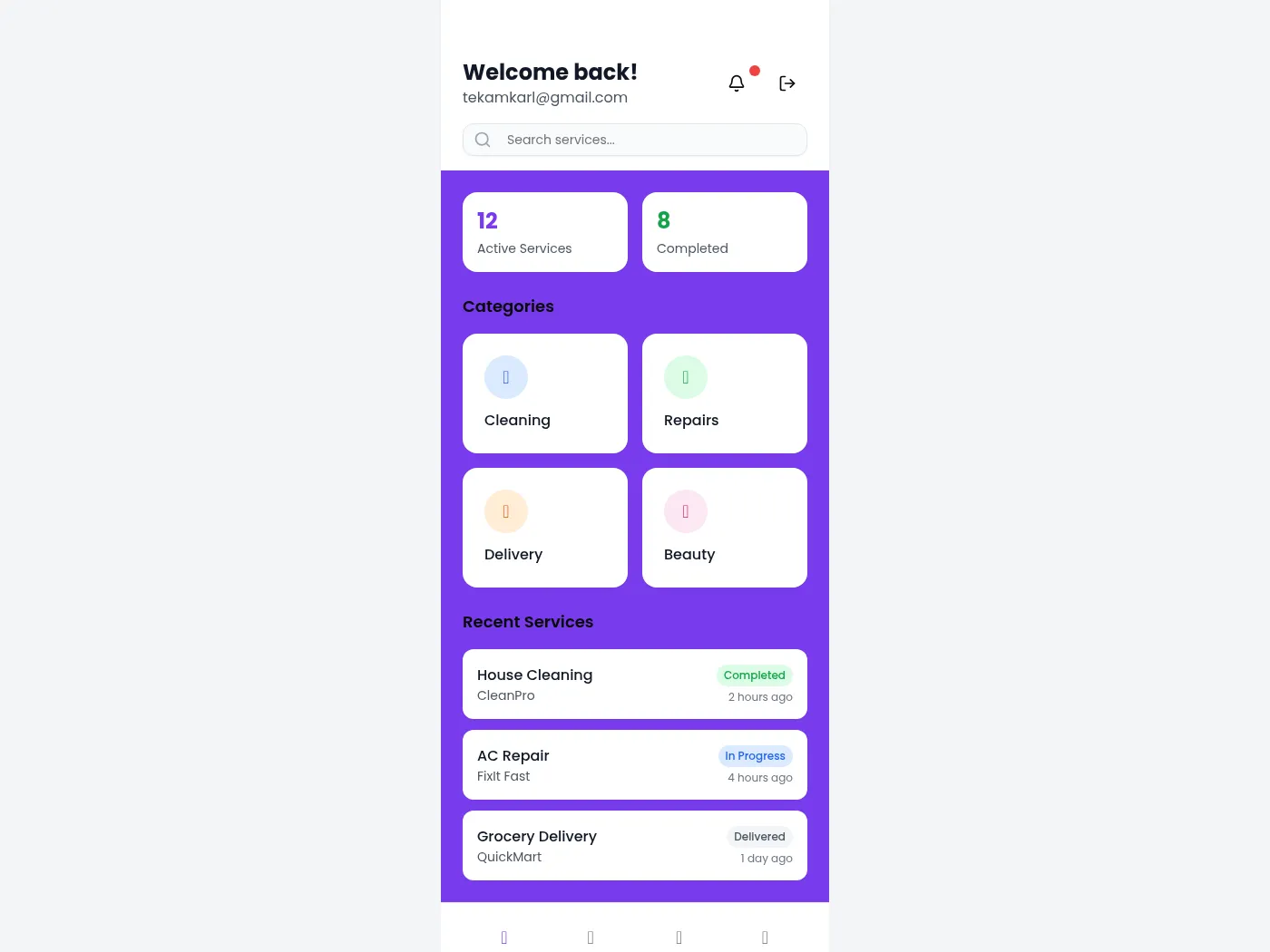 Flutter Social Auth Onboarding App