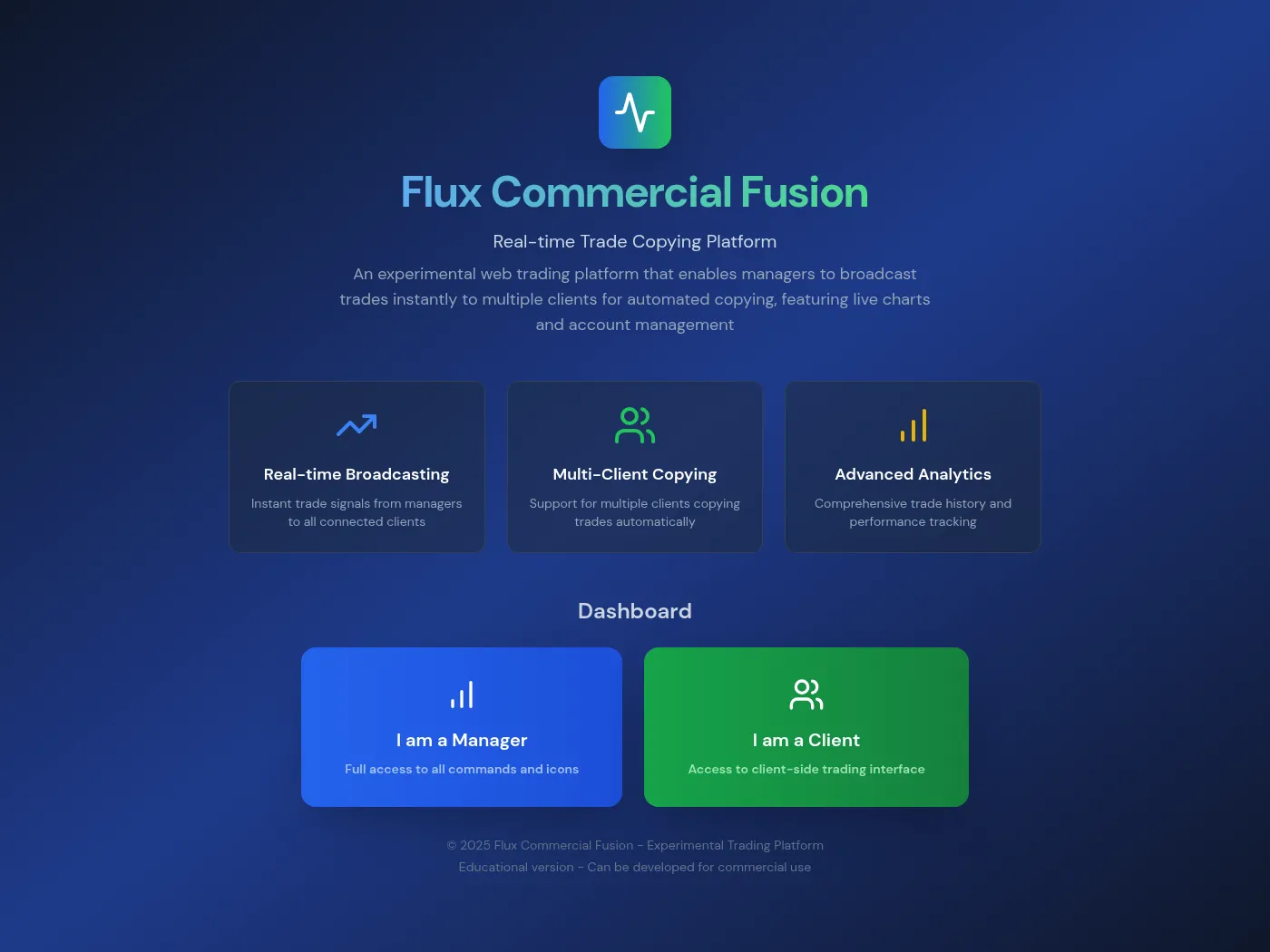 Flux Commerciaux de Fusion - Real-time Trade Copying Platform