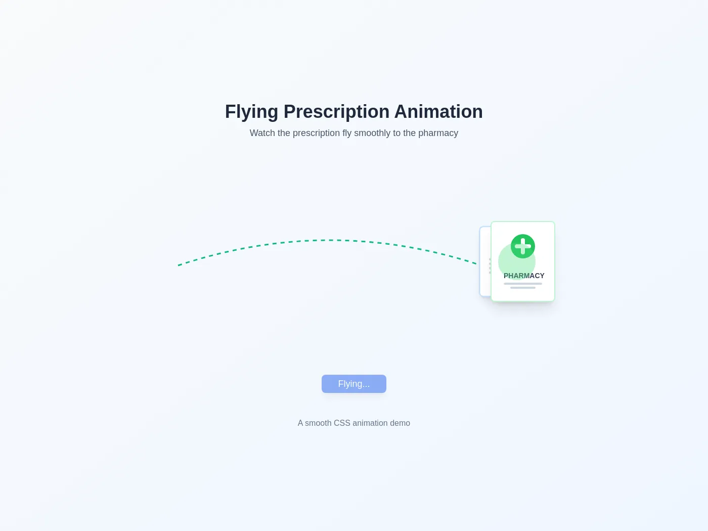 Flying Prescription Animation