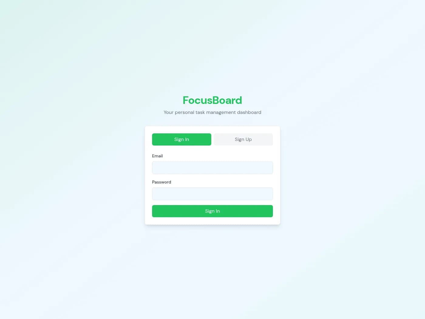 FocusBoard: A Personal Kanban SaaS Optimized for Clarity & Flow