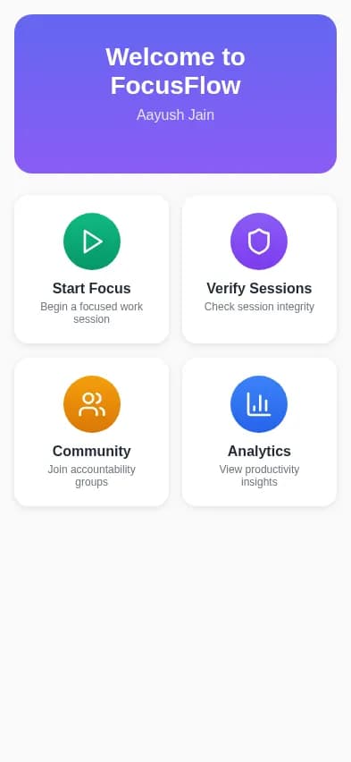FocusFlow: AI-Powered Web3 Productivity & Accountability Mobile App