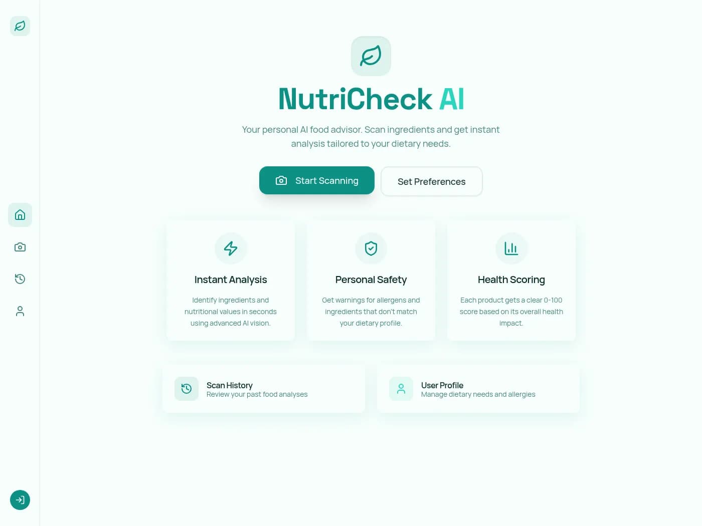 Smart Food Advisor