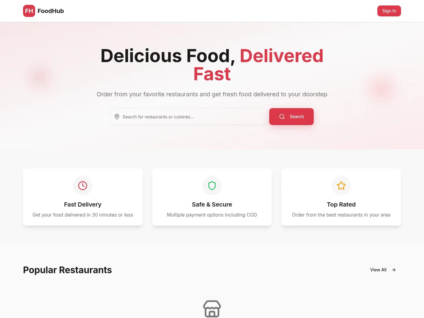 Complete Food Delivery Platform with Real-Time Order Tracking
