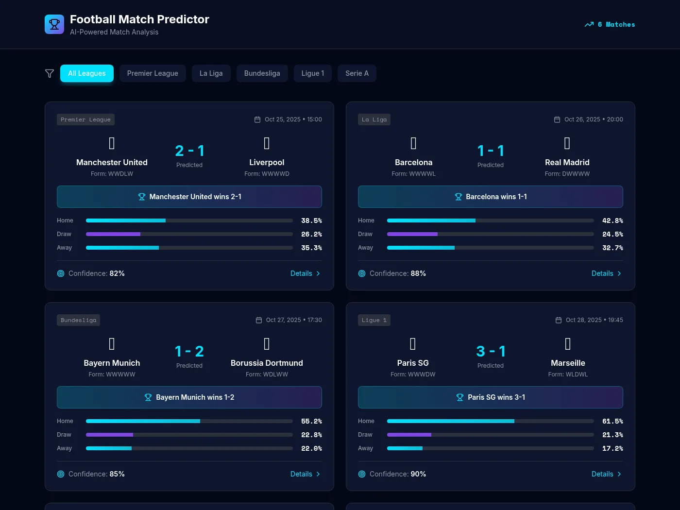 Football Match Predictor