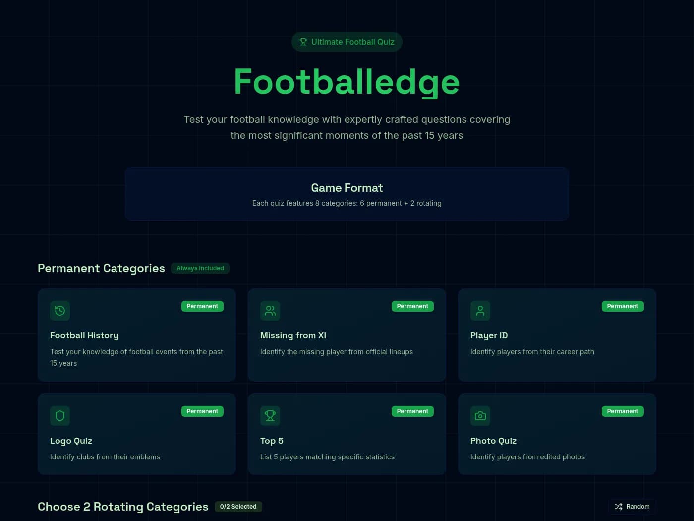 Footballedge – Ultimate Football Quiz Platform