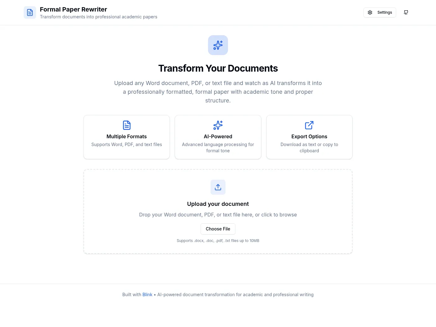 Formal Paper Rewriter