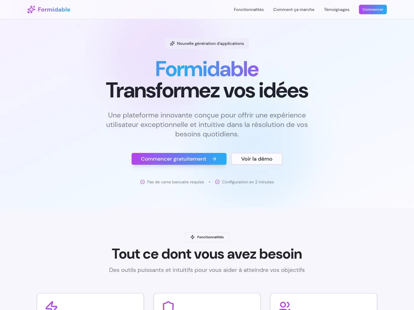 Formidable App Créative
