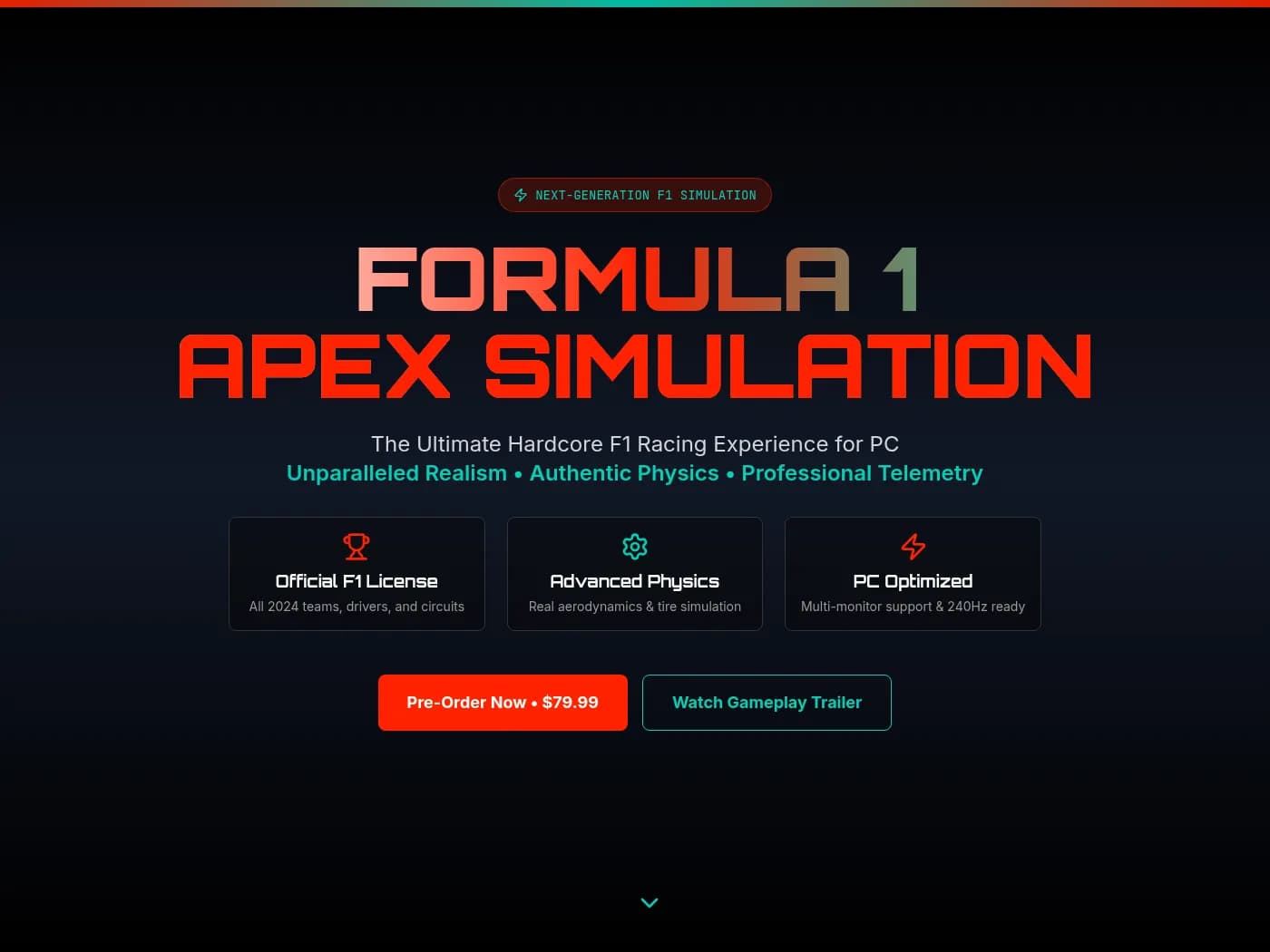 Formula 1: Apex Simulation – The Ultimate Hardcore F1 Racing Experience for PC