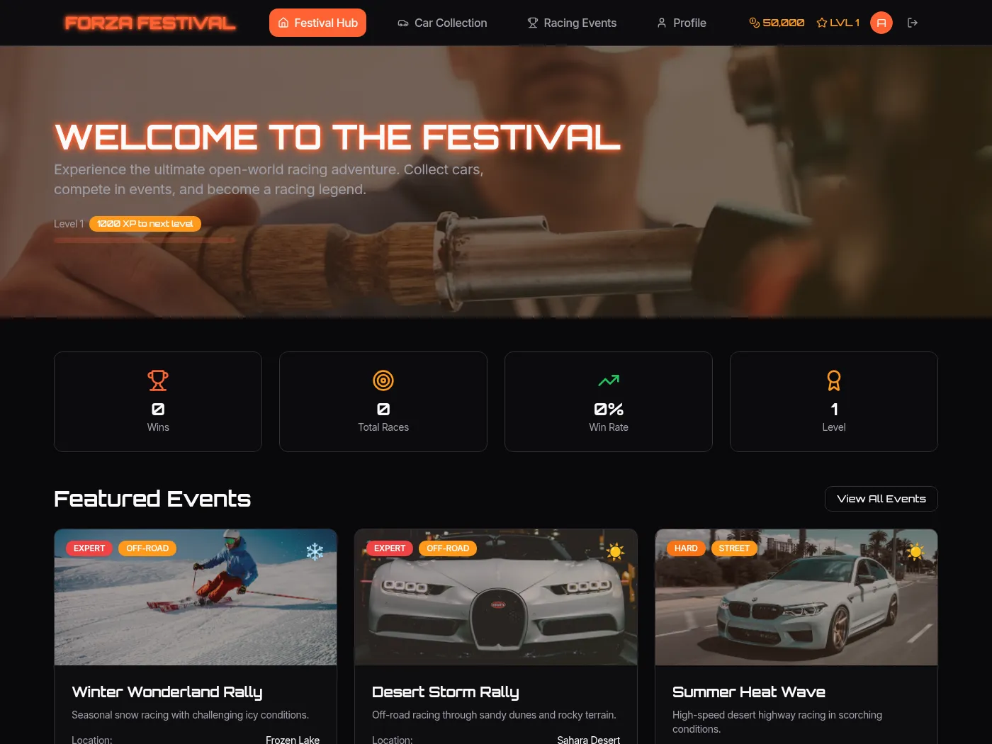 Forza Festival: Open-World Racing Experience
