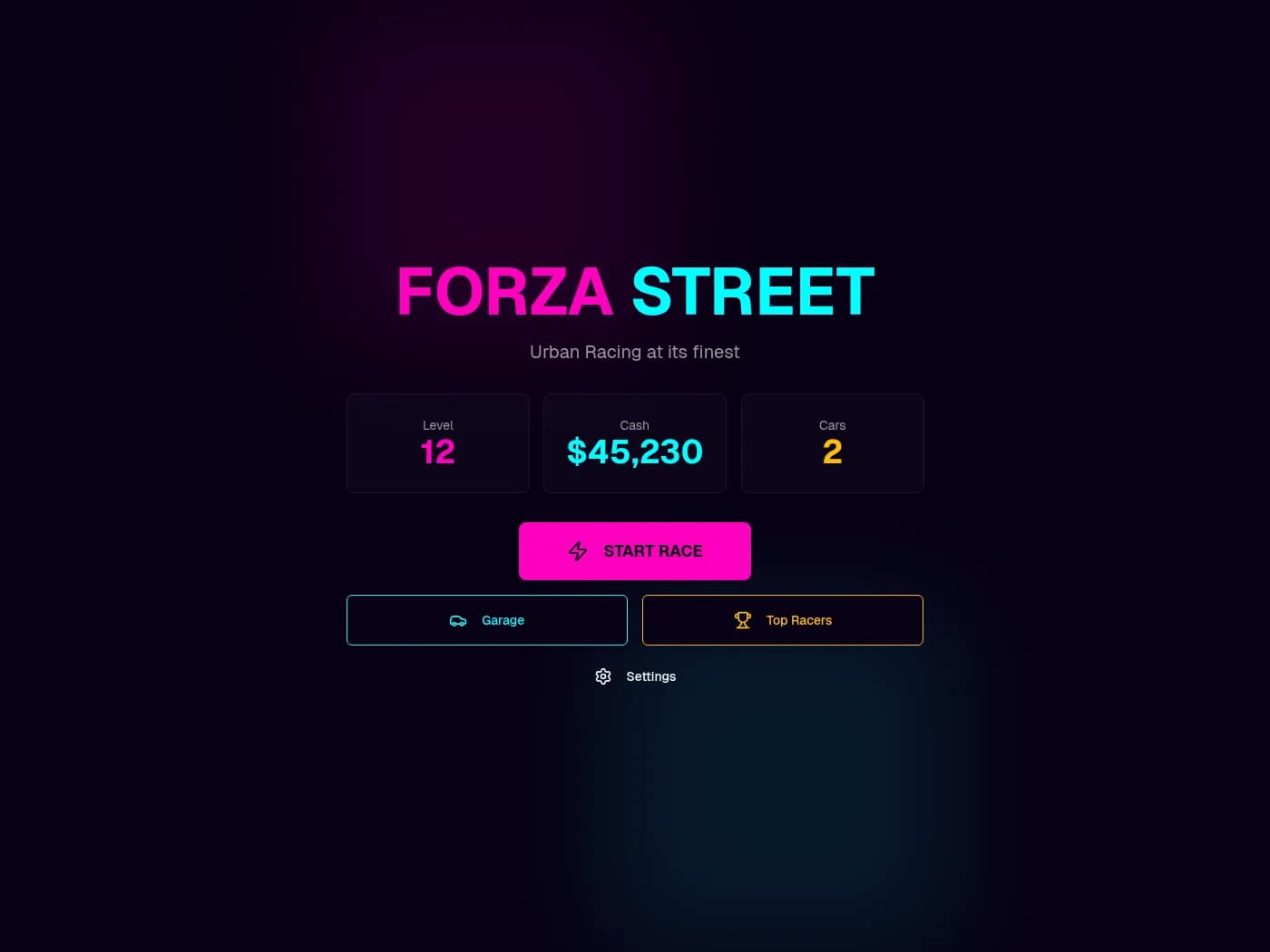 Forza Street Racing Clone